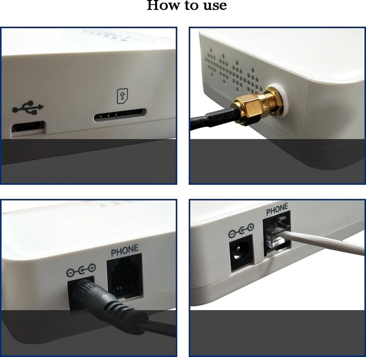 A330 4G GSM INTERFACE voor analoge telefoon aansluiting | bol.com