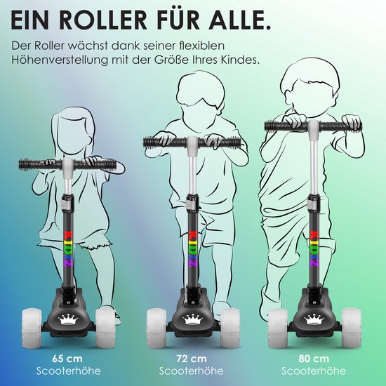 KIDIZ® Kinderstep - Scooter - Kinderscooter - Rollystep -Step X-Pro2 ...