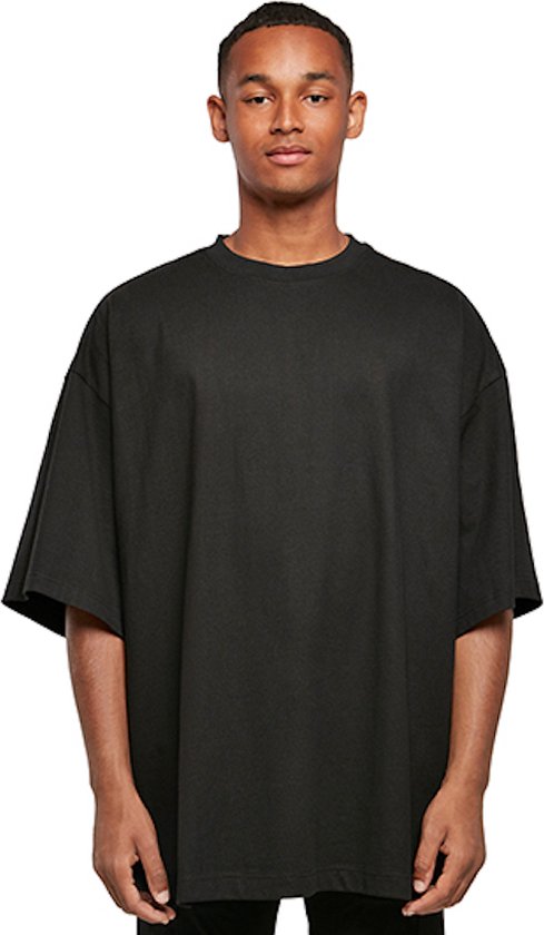 Extreme Oversized T-shirt 'Huge Tee' met ronde hals Black - L | bol
