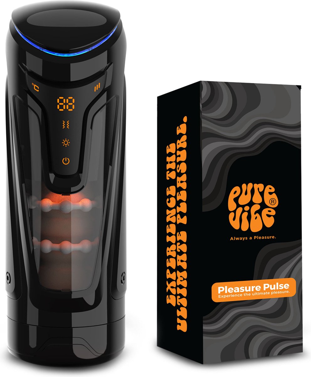 PureVibe Pleasure Pulse Masturbator Vibrators voor Mannen Seksspeeltjes -... | bol.com