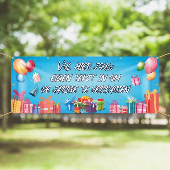Spandoek maken - Maak het zelf - DIY - Eigen tekst - Verjaardag ...