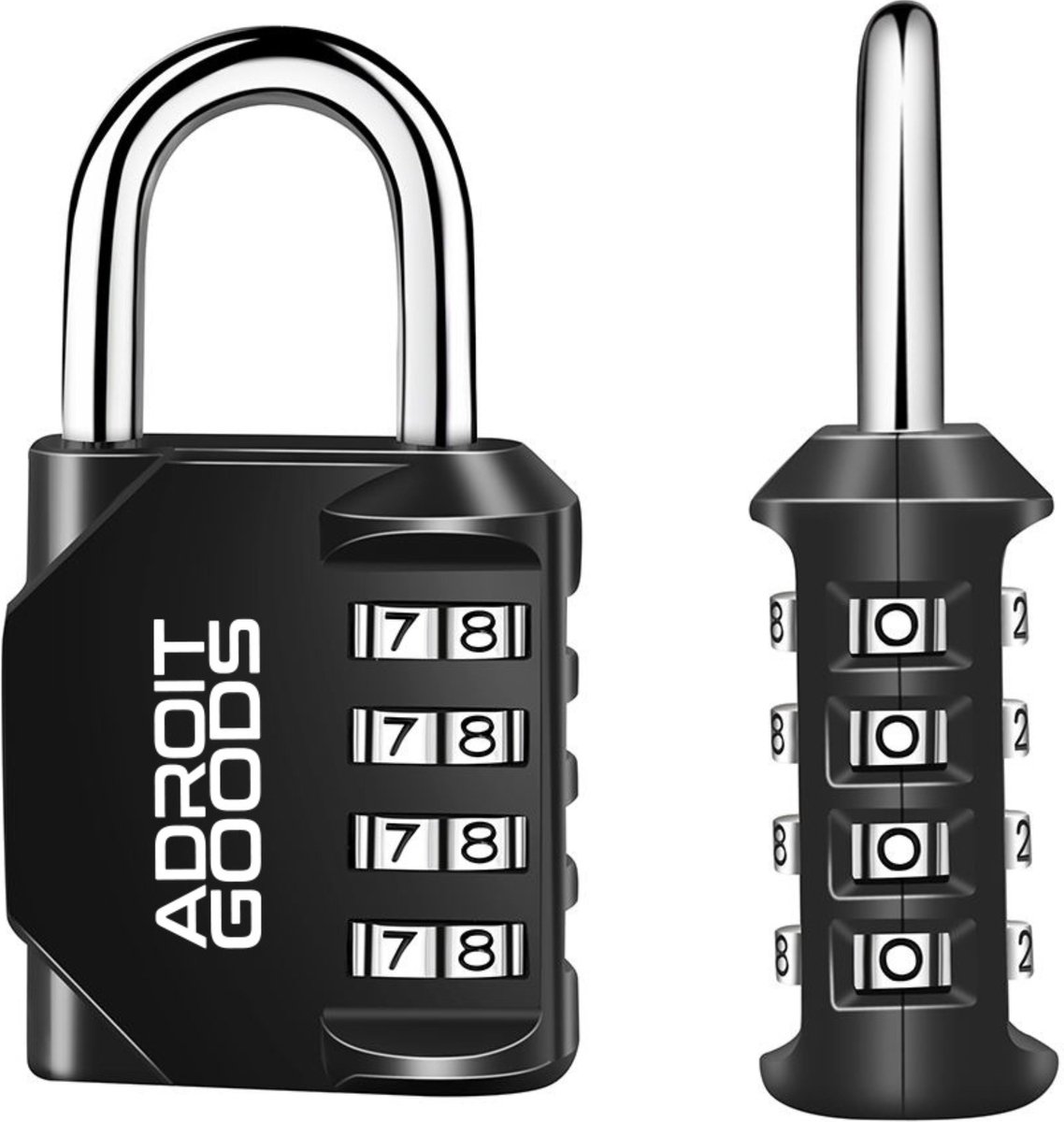 AdroitGoods Combinatieslot Met 4 cijfers - Hangslot - Cijferslot ...