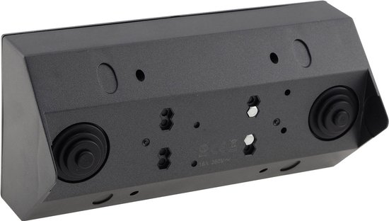 Bureau stekkerdoos met USB - Stopcontact splitter 2-voudig ...