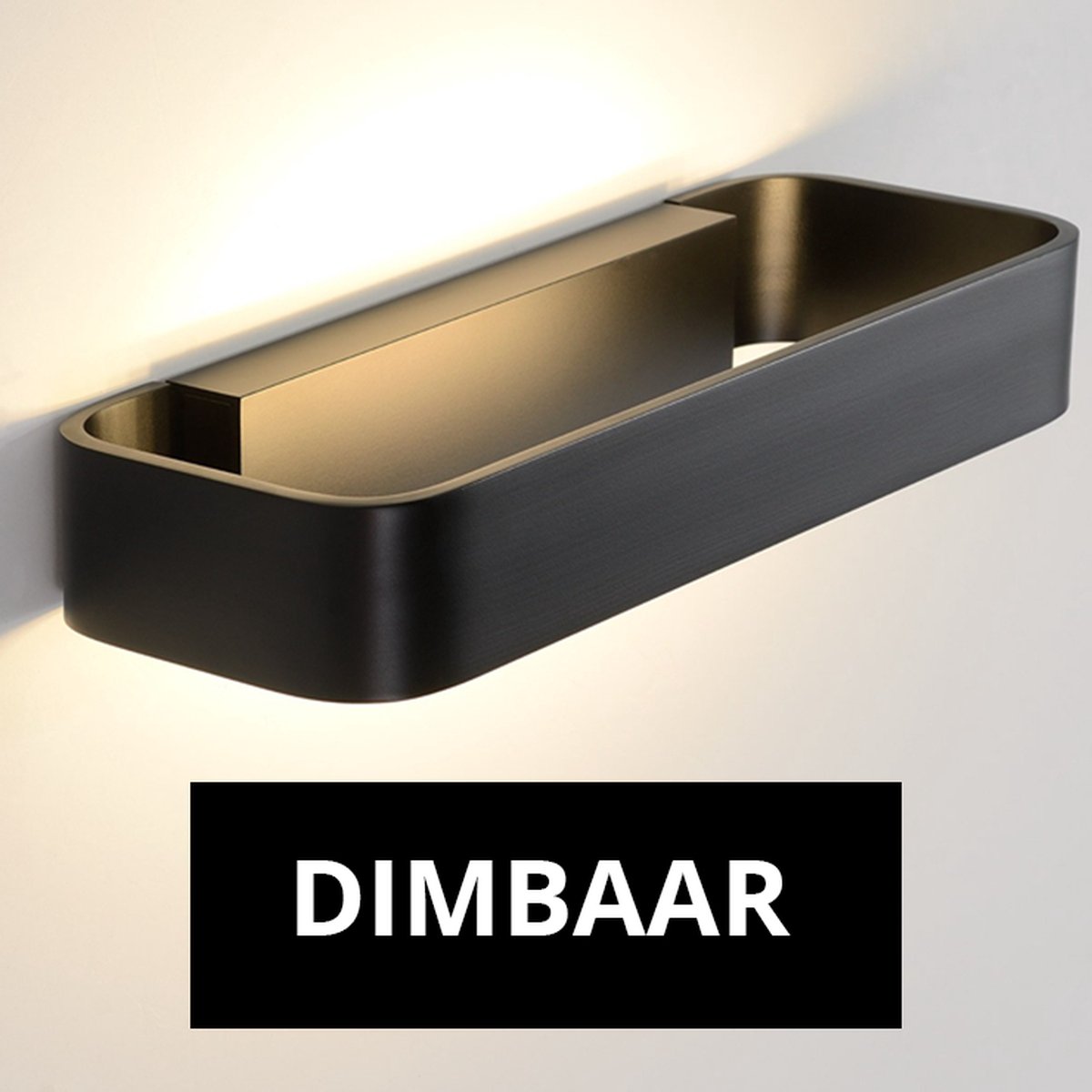 Wandlamp binnen | Muurlamp | Modern design | Helike | Zwart | 8W ...