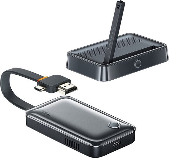 Baseus 4K Wireless Display Dongle Adapter voor Draadloze Video 4K@30Hz ...