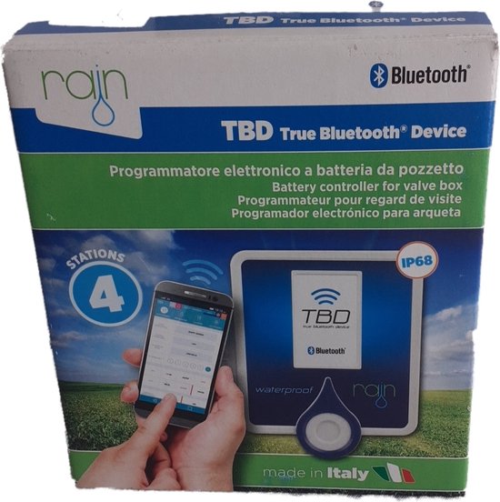 Rain TBD Bluetooth batterijprogrammeur met 4 gebieden. | bol