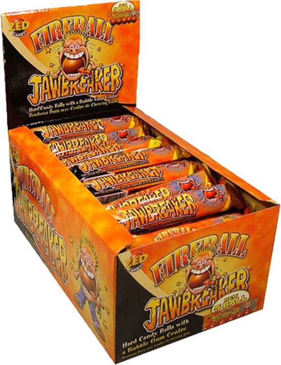 Jawbreaker Fireball 4 -pack - 40 stuks - Snoep - Kauwgom | bol