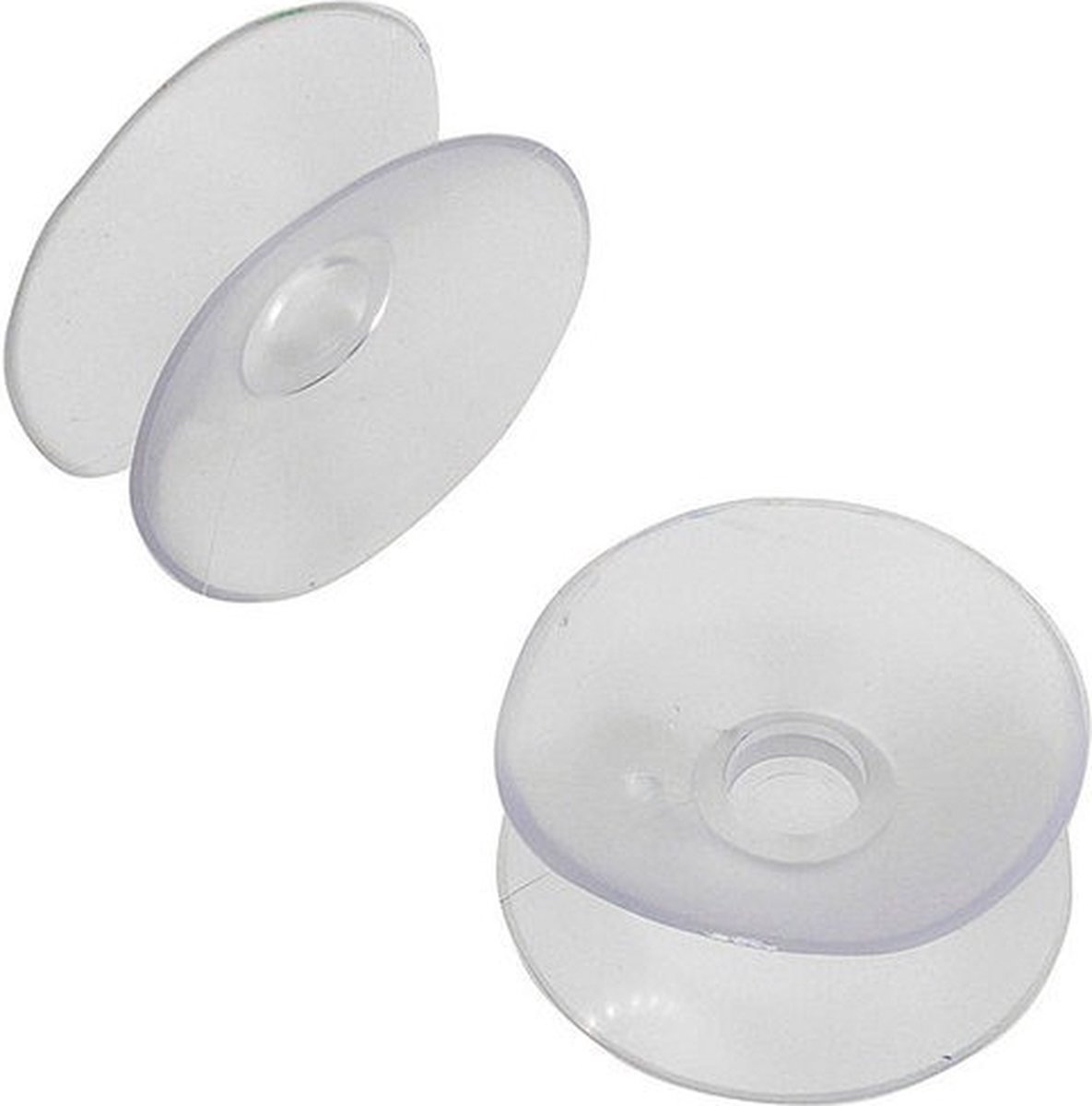 Dubbele zuignap - 31mm - Transparant | bol.com