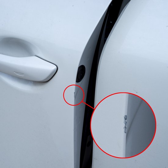 Autodeur randen beschermstrip - Wit - 5 meter | bol