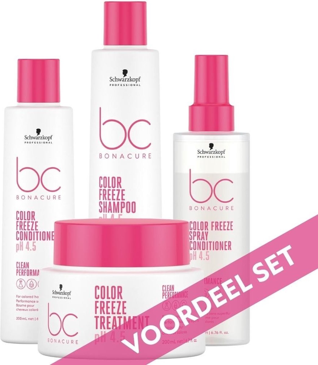 Schwarzkopf BC Bonacure Color Freeze Voordeel Set | bol