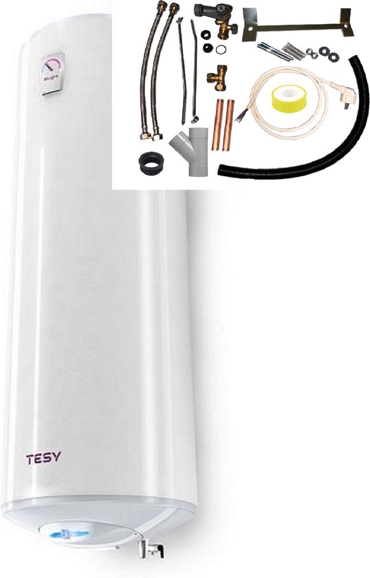 Bi-Light warmwater boiler 150 liter met verticale installatie set ...