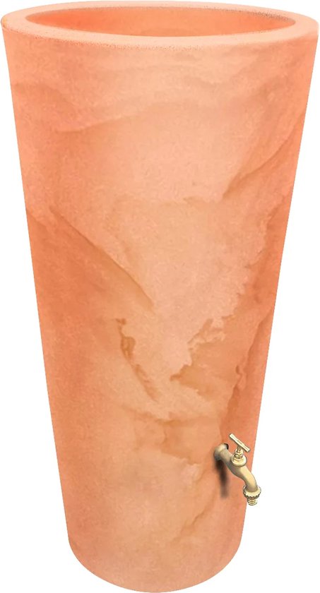 Prestige - Regenton manhattan rond gewassen terracotta 160L incl. m ...