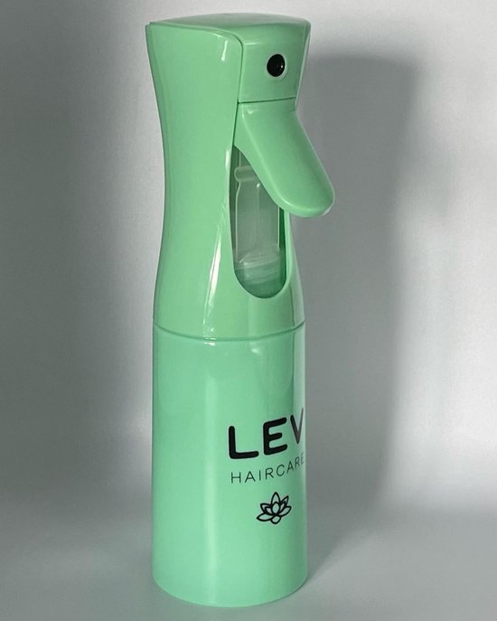 LEV Haircare | Continuous Mist Spray Bottle 200ml | CG Methode | Krullen | Curly Hair... | bol