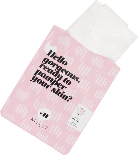 MILU cosmetics - Moisturizing Sheet Mask - Hydraterend Masker (1 stuk) | bol.com