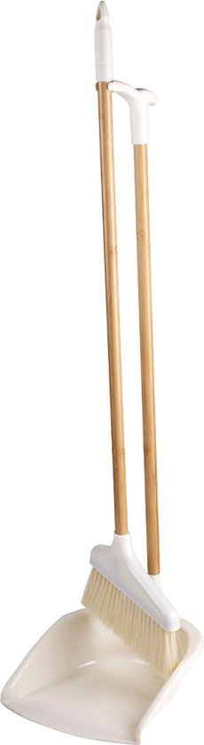 Bamboe Bezem- en Blikset - Stoffer en Blik voor Gemakkelijk Schoonmaken ...