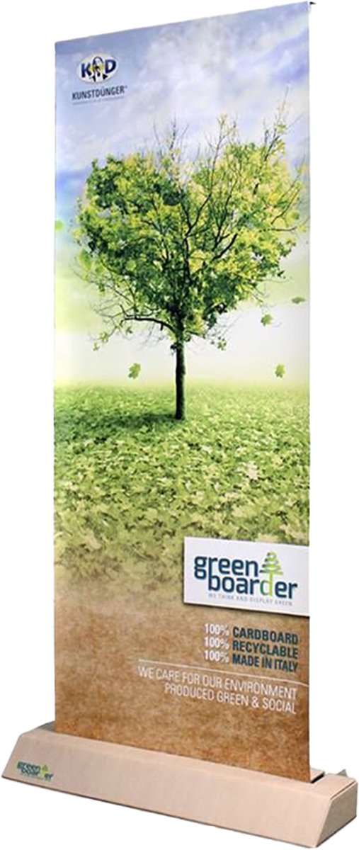 Kartonnen Roll-up Banner Met Print - Duurzaam Karton - KarTent | bol.com