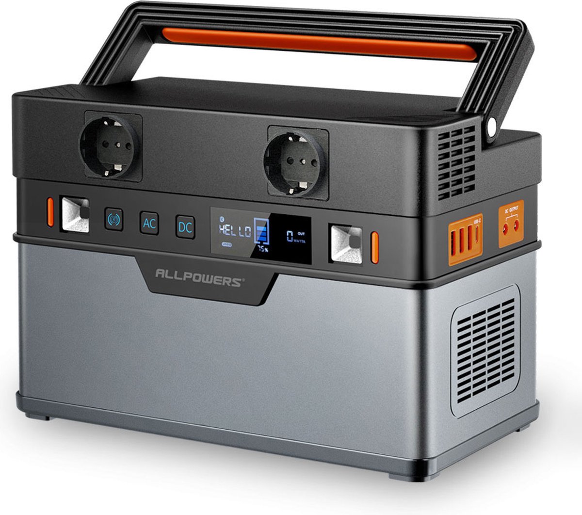 Allpowers® Groene-Energie Generator - 606Wh - Solar Power Station ...