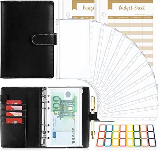 Budgetplanner - Budget planner, money sleeves, ring binder, financial ...