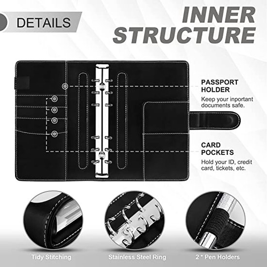 Budgetplanner - Budget planner, money sleeves, ring binder, financial ...