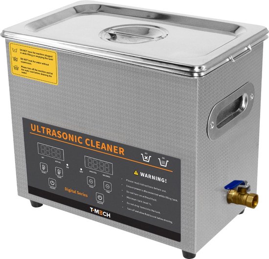 T-Mech 6L Professioneel Ultrasonische Reiniger RVS Ultrasoon Bad ...