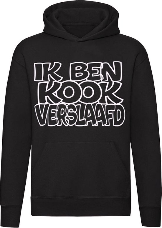 Ik kook verslaafd - koken - kok - restaurant - chef - eten - Unisex ...
