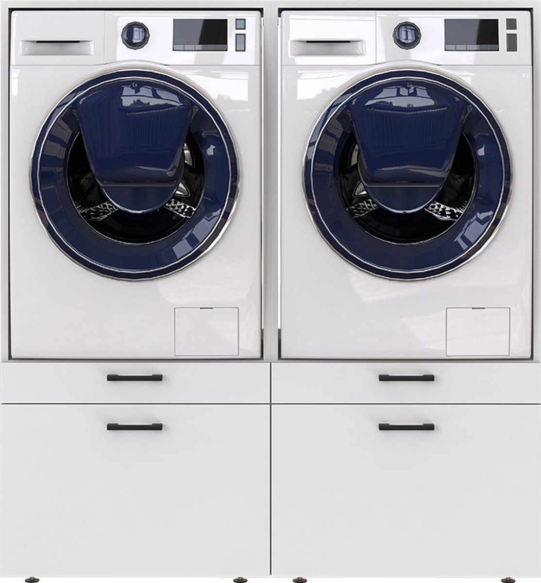 MultiWash Duo - Wasmachine & Wasdroger kast - Met Uittrekbare Wasmand ...