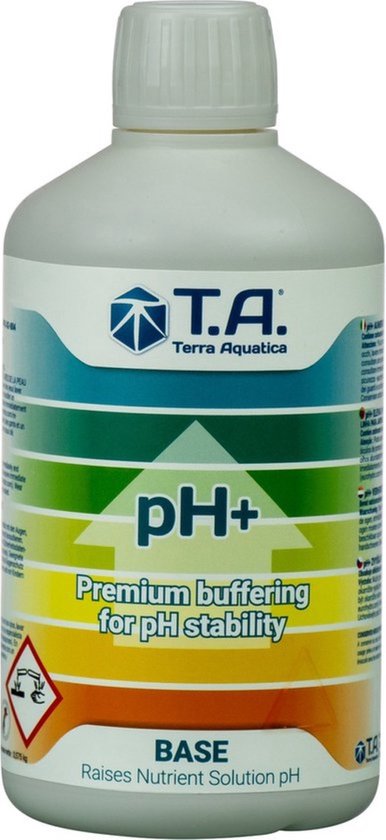 T.A. (GHE) pH Up 0.5 Liter - pH-Regulator | bol