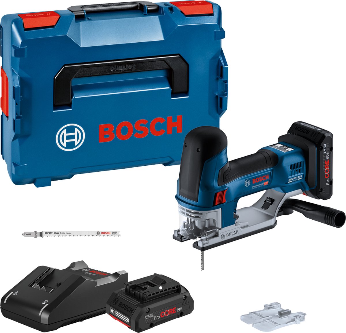 Bosch Professional GST 18V-155 SC Accu Decoupeerzaag 18V 4.0Ah in L ...