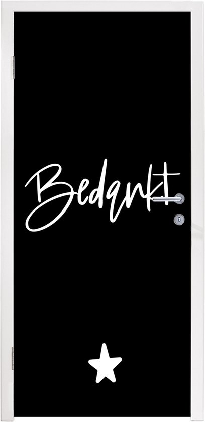 Deursticker Quotes - Bedankt - Spreuken - Collega - 80x215 cm ...