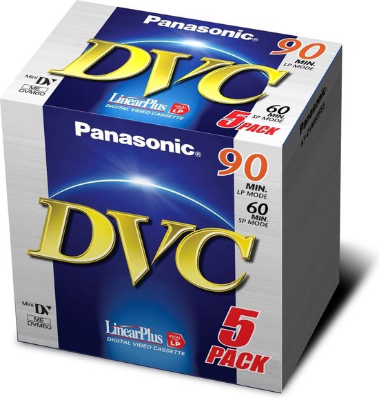Panasonic DVC 90 Video cassette (5 pack) | bol