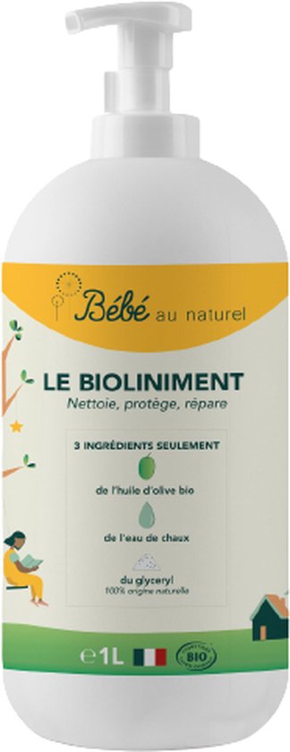 Bébé au Naturel - liniment Oleocalcaire 1L - Biologisch - Duurzaam | bol