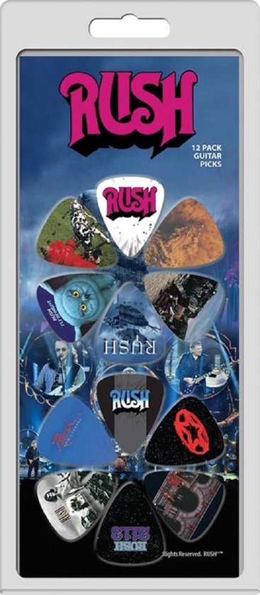 Perri's - Rush - 12-pack Medium plectrum 0.71 mm | bol.com