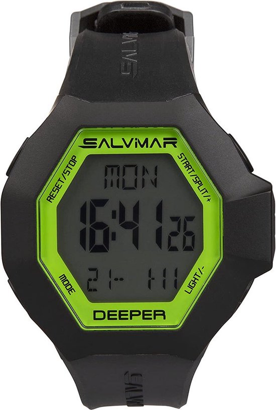 Salvimar Deeper Freediving Spearfishing-computer Zwart | bol