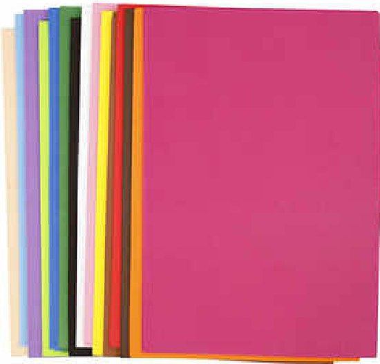 EVA Foam Vellen - A3 - 297x420 mm - dikte 2 mm - 2x30 div vellen | bol
