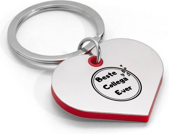Akyol - beste collega ever sleutelhanger hartvorm - Collega - de beste ...
