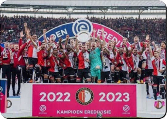 Feyenoord landskampioen 2022/2023 Kampioensfoto magneet | bol