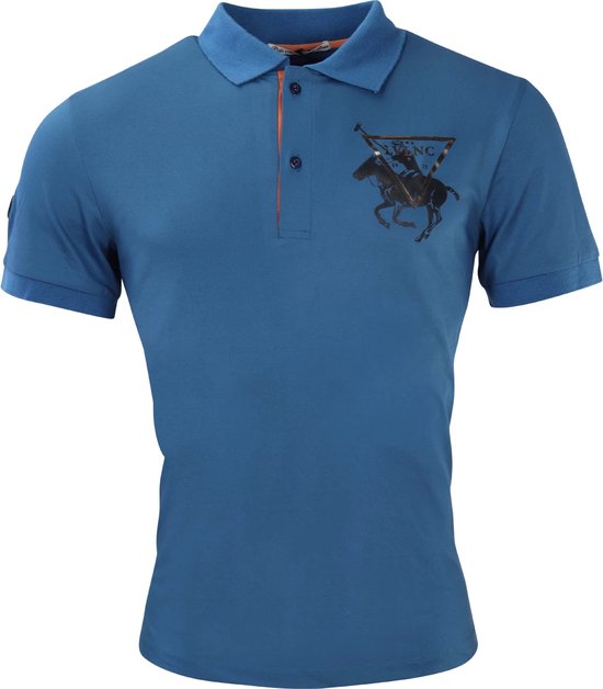 La Valencio Polo Lvrichard Men Blauw - Blauw - l | bol.com