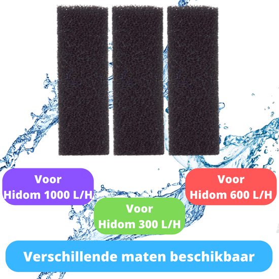 Filtermateriaal Hidom Aquariumfilter 200L/H | bol.