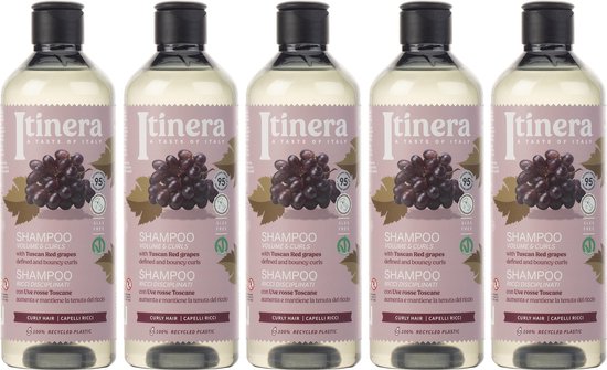 ITINERA - Shampoo voor krullend haar met Toscaanse rode druiven, 95% ...