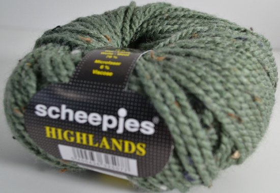 Scheepjes - highlands - wol - groen - per bol | bol
