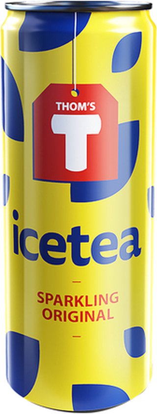 Thom's T Ice Tea Sparkling Original 0,25ltr (24 blikjes, incl ...