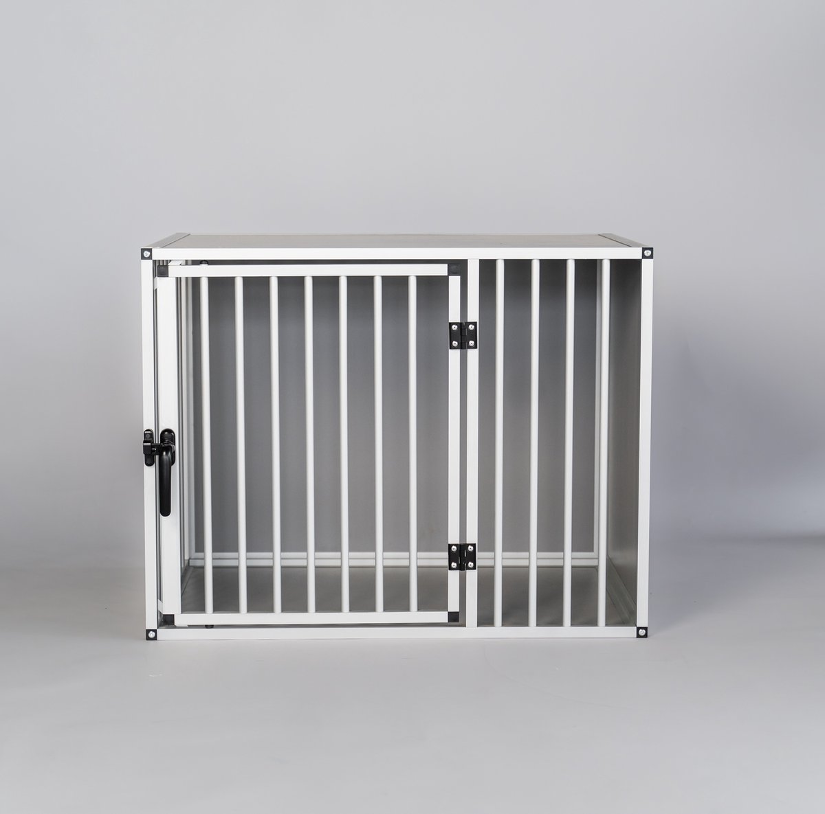 RHRQuality Hondenbench Bluf - Aluminium Kamerkennel voor Middelgrote ...
