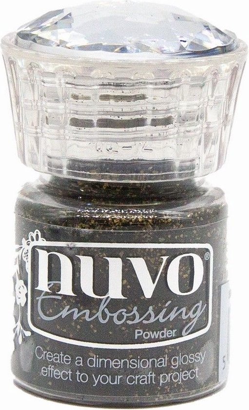 Nuvo Glitter embossing poeder - carbon Sparkle 580N | bol