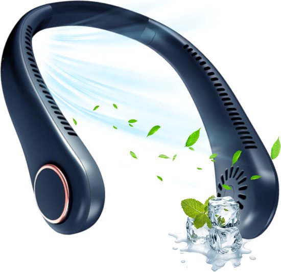 Merdoo Nek Ventilator Usb Oplaadbaar - 3 Standen Mini Hand Ventilator ...