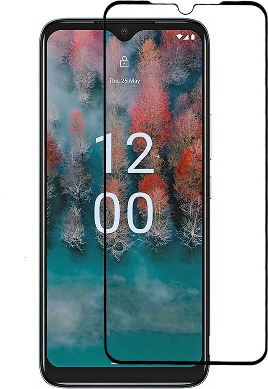 Full-Cover Tempered Glass - Geschikt voor Nokia C12 Screen Protector ...
