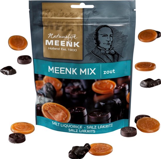 6 Zakken Meenk Meenk Mix Zout á 225 gram - Voordeelverpakking Snoepgoed ...
