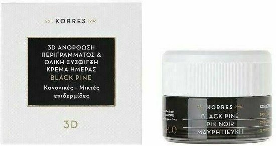 Korres 3d Sculpting, Firming & Lifting Day Cream Black Pine Dry Skin ...