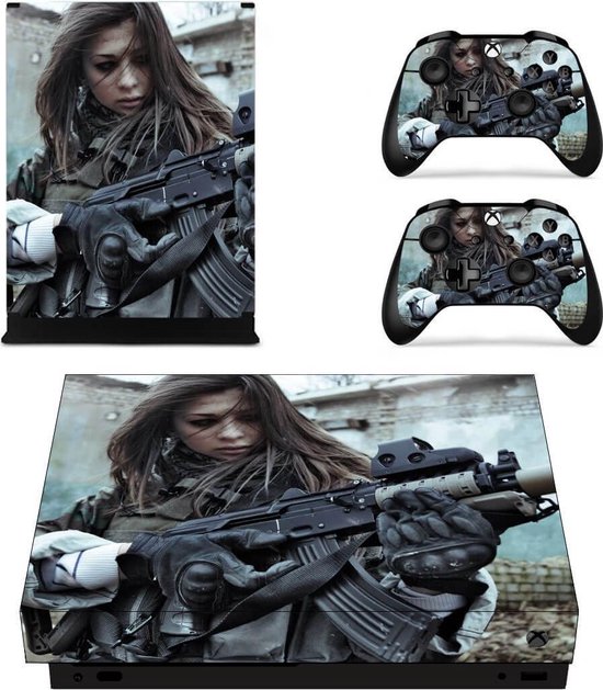 Armed Girl - Xbox One X skin | bol.com