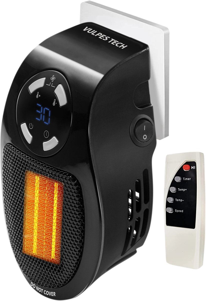 Vulpes Goods® Tech - Keramische Stopcontact Verwarming - Elektrische ...