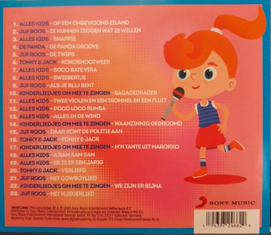 Dansliedjes Voor Kinderen - Cd Album, Alles Kids, Juf Roos, De Panda, Tonky & Jack |... | bol